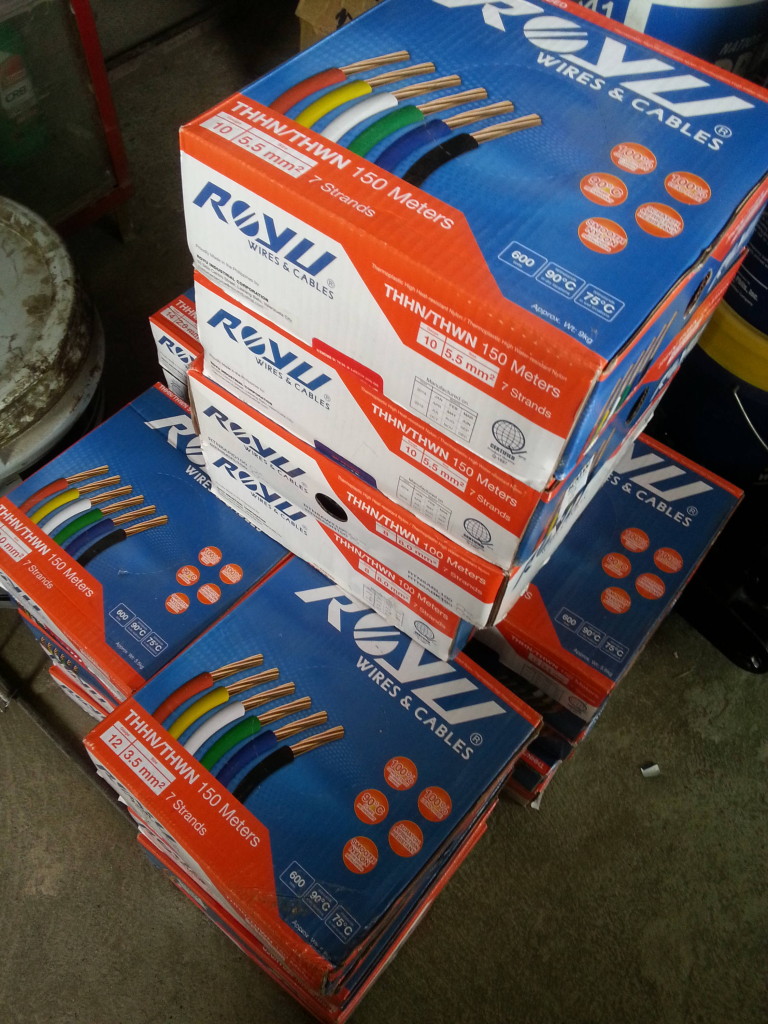 ROYU THHN THWN STRANDED THHN WIRE 2.0mm2 3.5mm2 5.5mm2 8.0mm2 ...