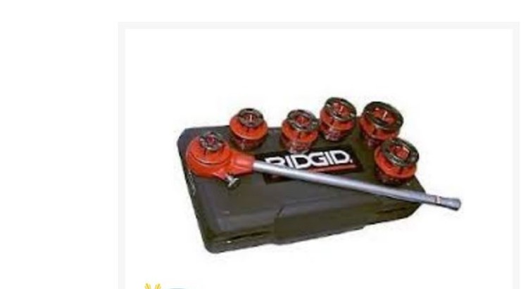 ridgid pipe threader set 00R 3/8" to 1" - 3/8 1/2 3/4 1 - KiksHardware