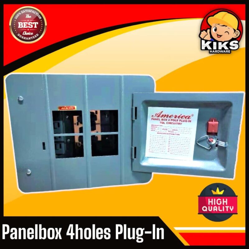 Electrical Panelboard 4holes Plug-In - KiksHardware