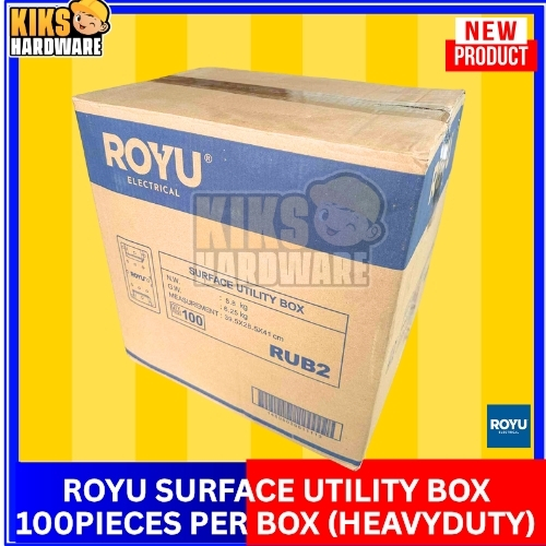 ROYU SURFACE UTILITY BOX SOLD PER 100PIECES BOX [CASH ON DELIVERY ...